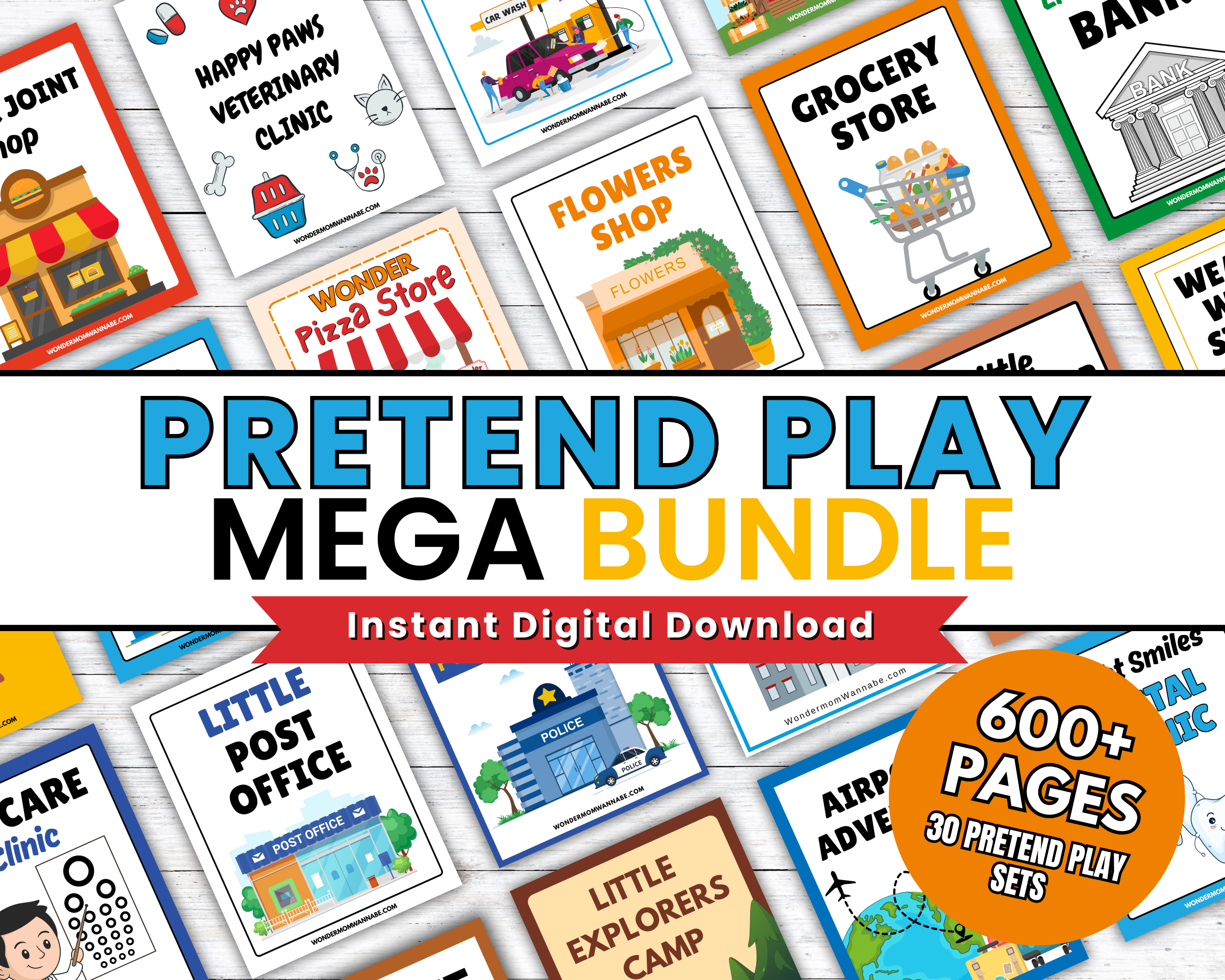 Pretend Play Mega Bundle – Wondermom Shop