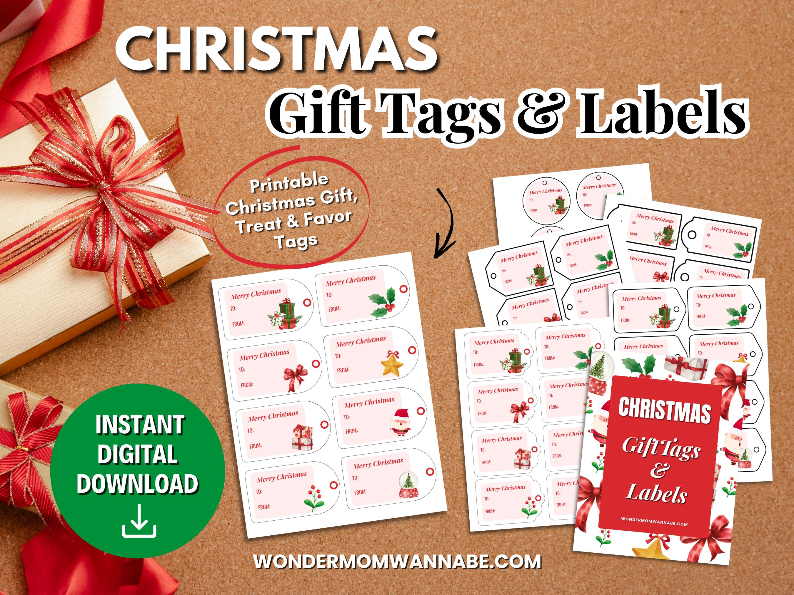 Christmas Gift Labels Printable – Wondermom Shop