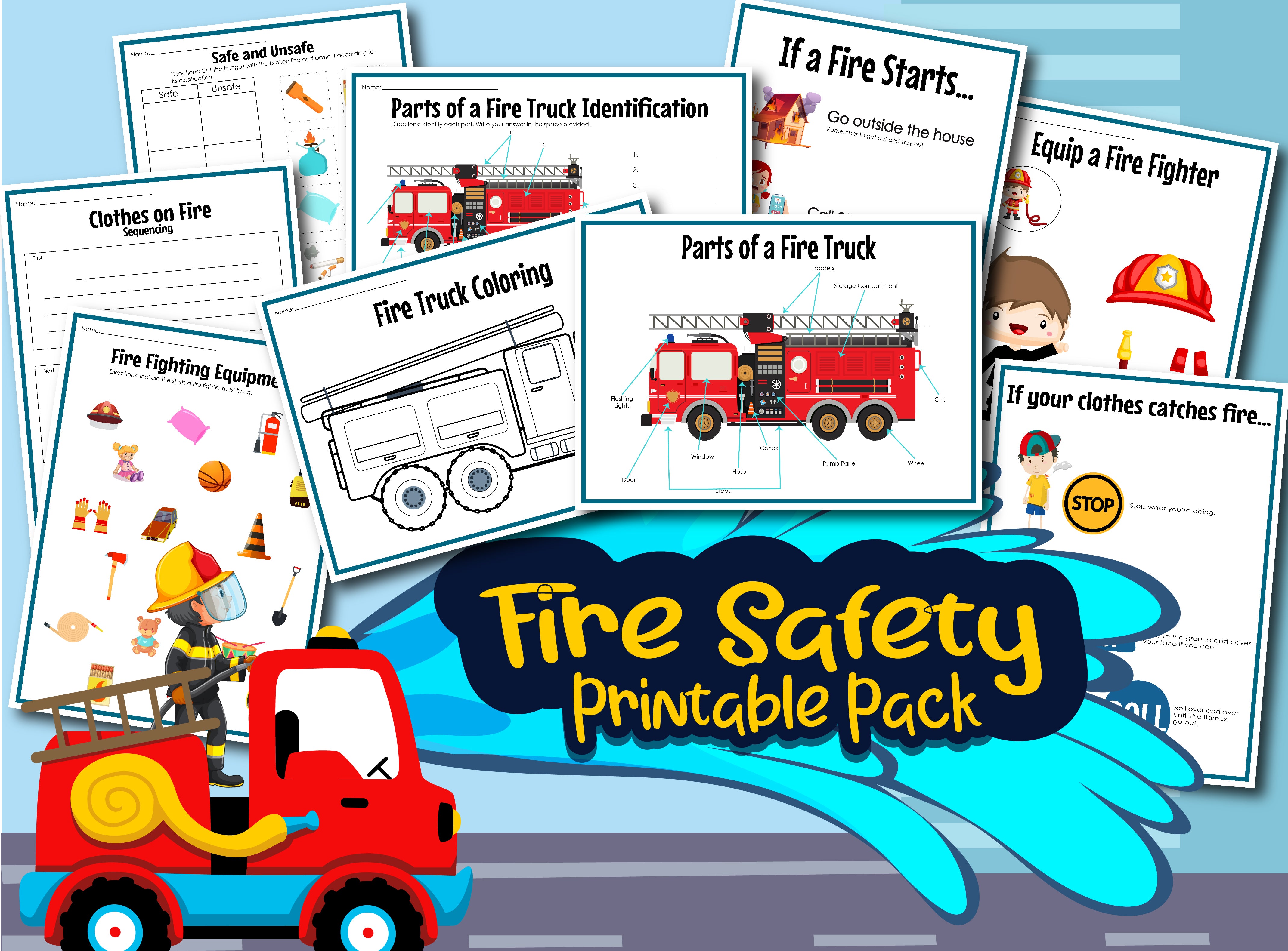 Fire Safety Activity Set – Wondermom Shop