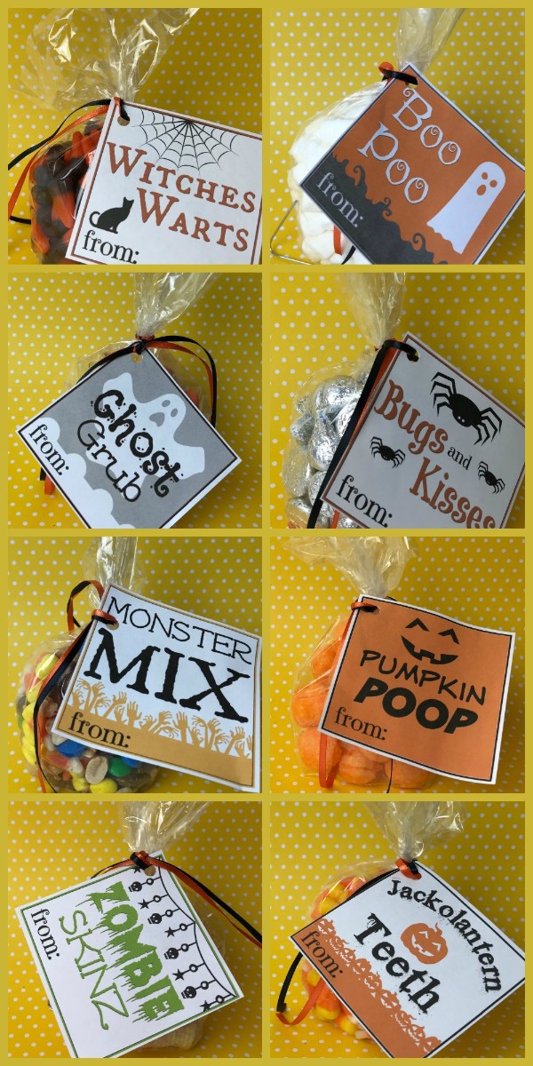 Halloween Tags for Treat Bags – Wondermom Shop