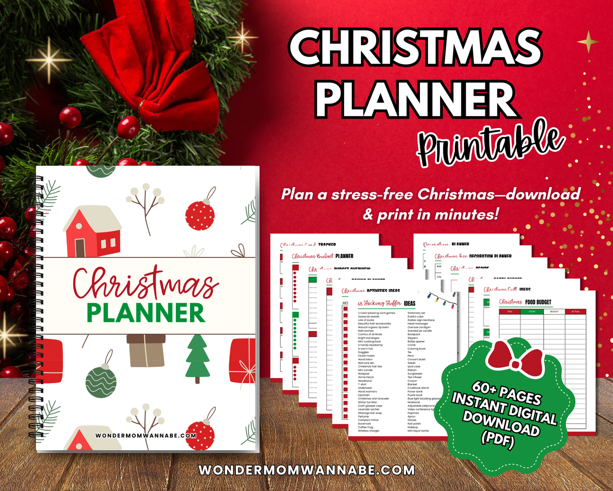 Printable Christmas Planner | Holiday Organizer for Busy Moms ...