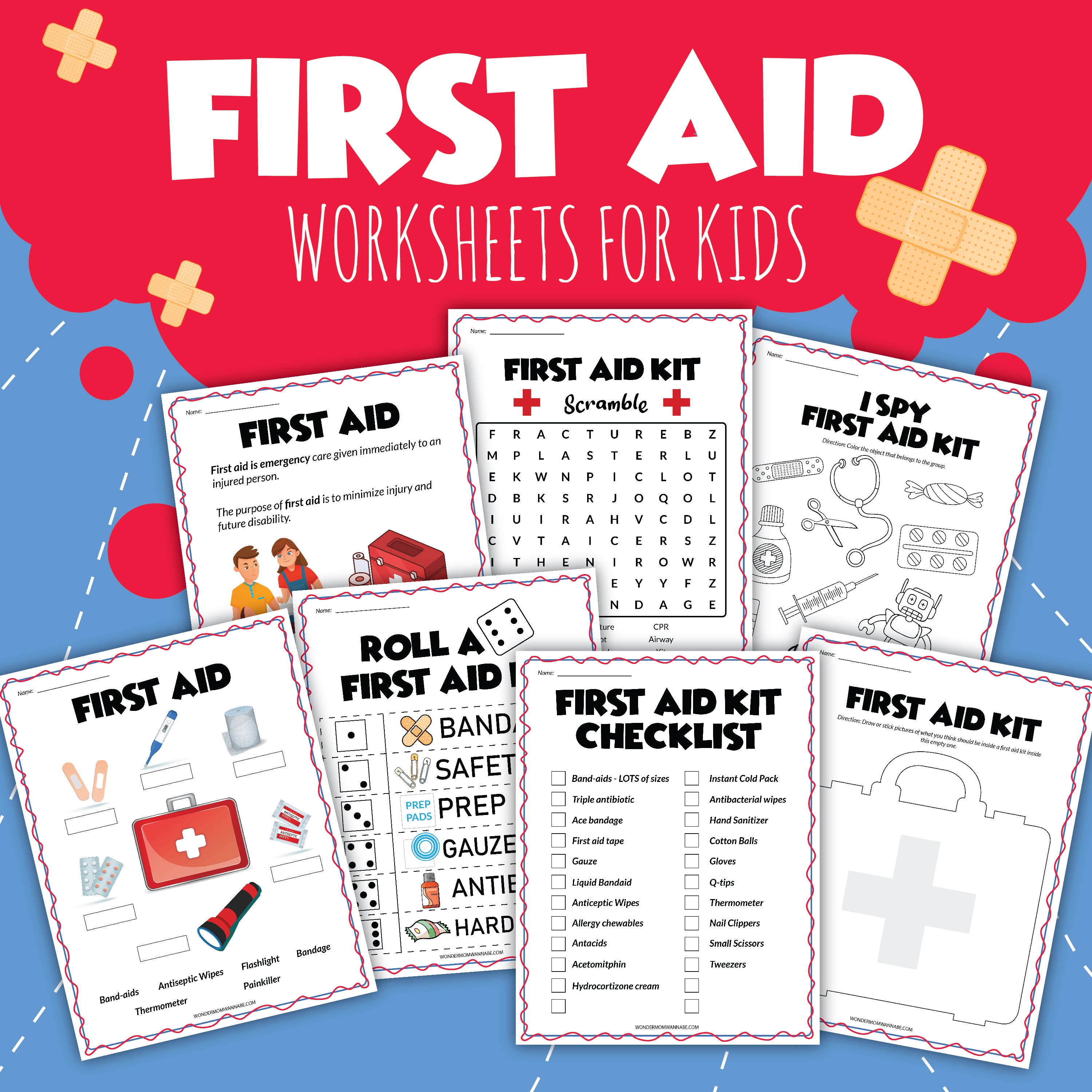 First Aid Activity Set – Wondermom Shop